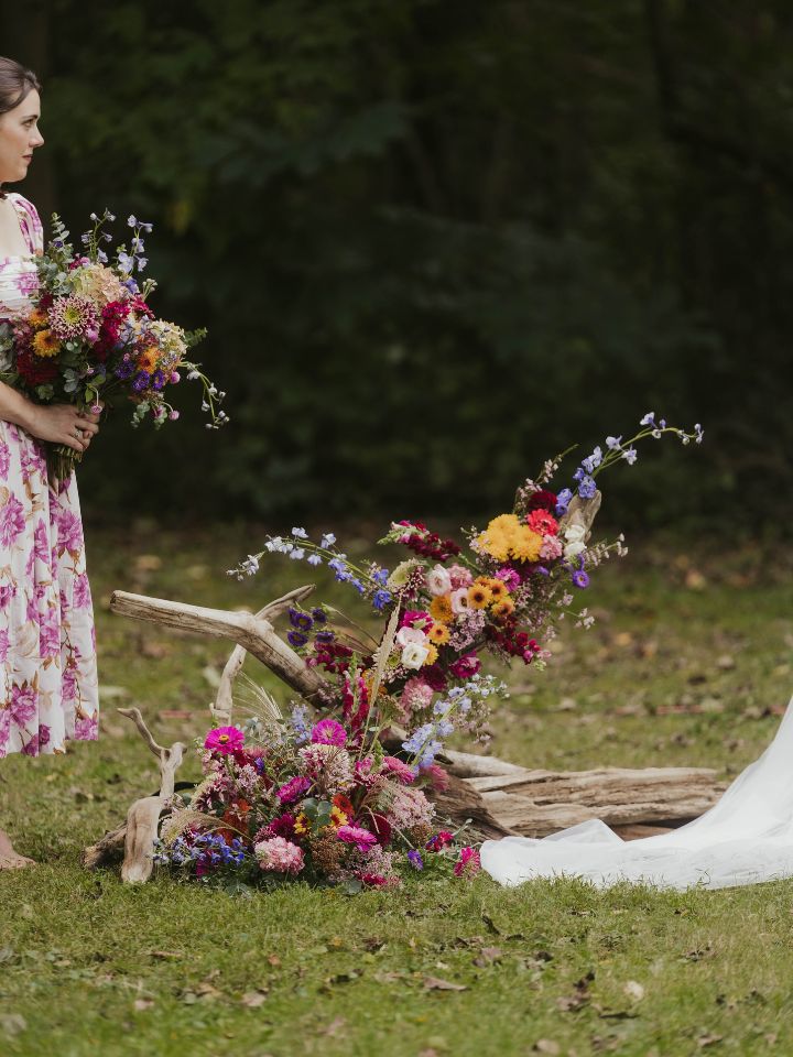 An Autumn Camp Wedding, Harvest Style: Brenn + Zack - Wildly Native ...
